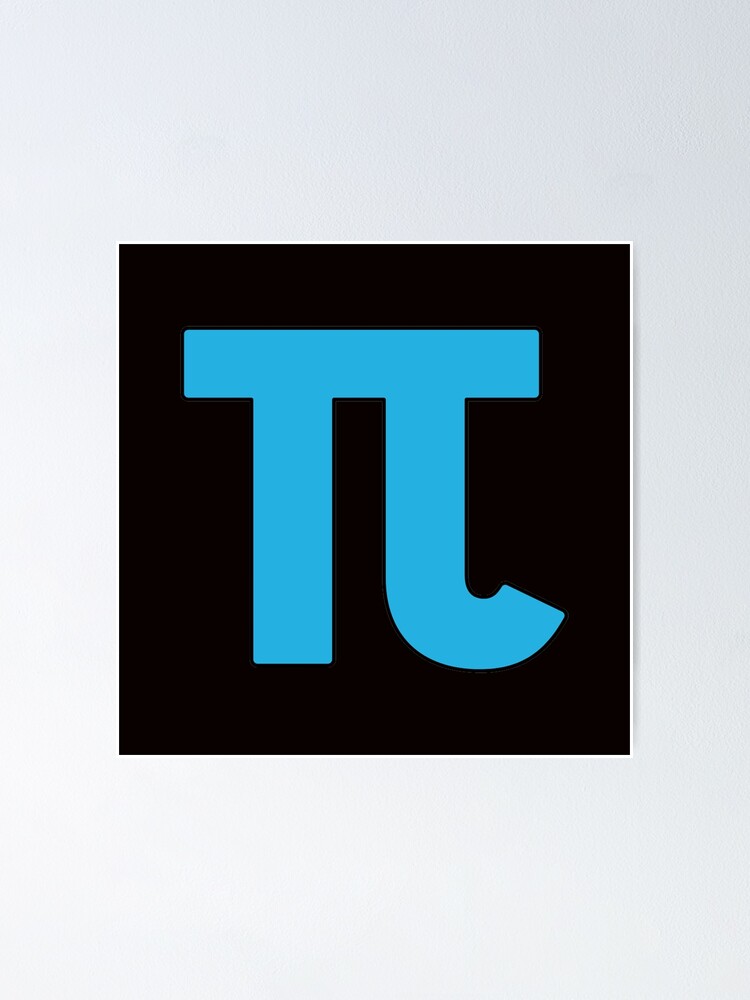 "Pi Maths Symbol " Poster for Sale by artesiaKT | Redbubble