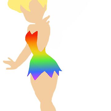 "twinkerbell pride sticker" Sticker for Sale by nerfie | Redbubble