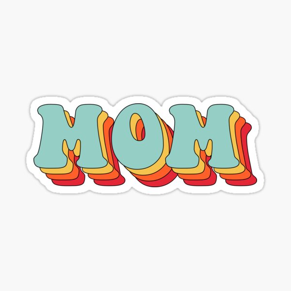 "mama rainbow Sticker, mothers day gifts, mama stickers, Mom Life ...