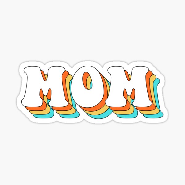 "mama rainbow Sticker, mothers day gifts, mama stickers, Mom Life ...