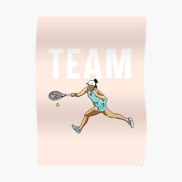 "Iga Swiatek" Poster for Sale by maxximus86 | Redbubble