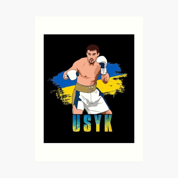 "Oleksandr Usyk a Oleksandr Usyk a Oleksandr Usyk" Art Print for Sale ...