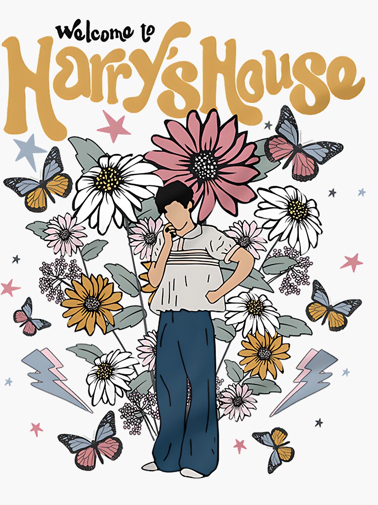 "harrys house" Sticker for Sale by niaduoswan | Redbubble