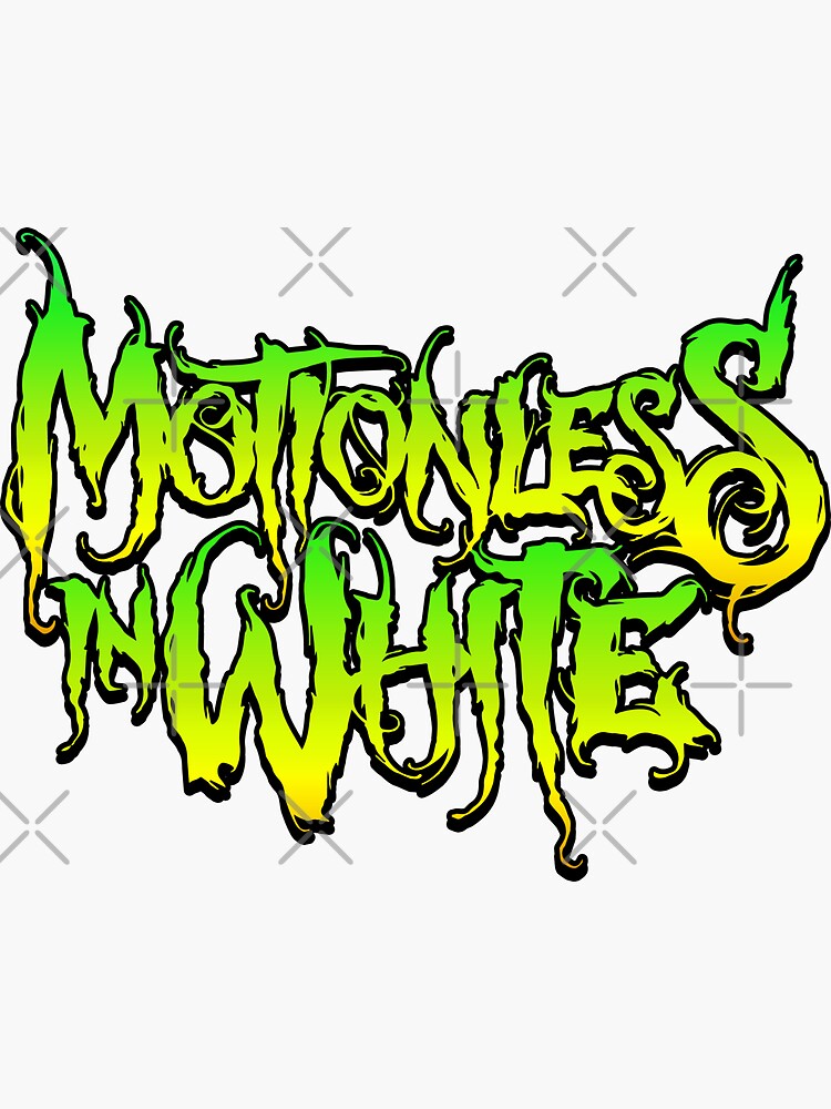 "Motionless in White Merch" Sticker for Sale by xxXVintageXxx | Redbubble