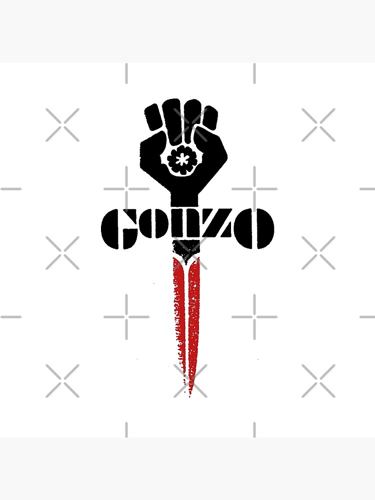 "Retro Gonzo Symbol Hunter" Art Print for Sale by alexdavart | Redbubble