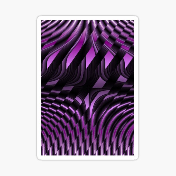 "Purple Challenge" Sticker for Sale by TiltedCode | Redbubble