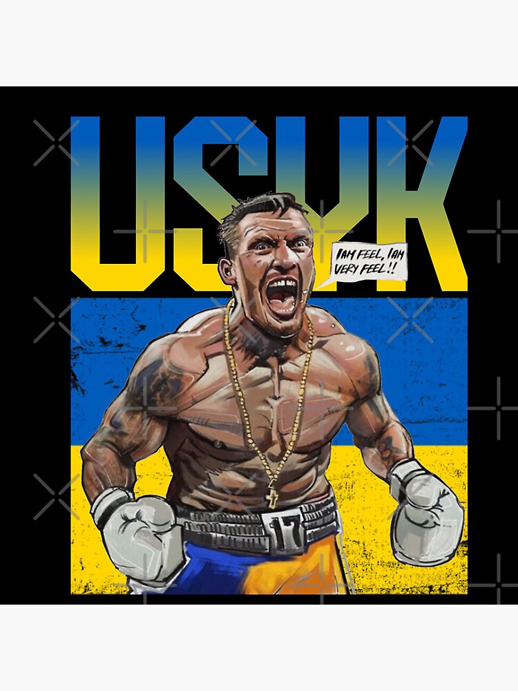 "Oleksandr Usyk a Oleksandr Usyk a Oleksandr Usyk" Pin for Sale by ...