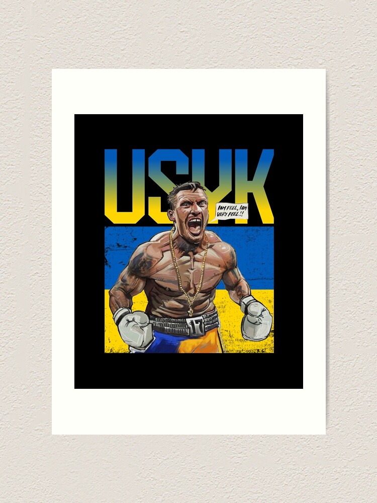 "Oleksandr Usyk a Oleksandr Usyk a Oleksandr Usyk" Art Print for Sale ...