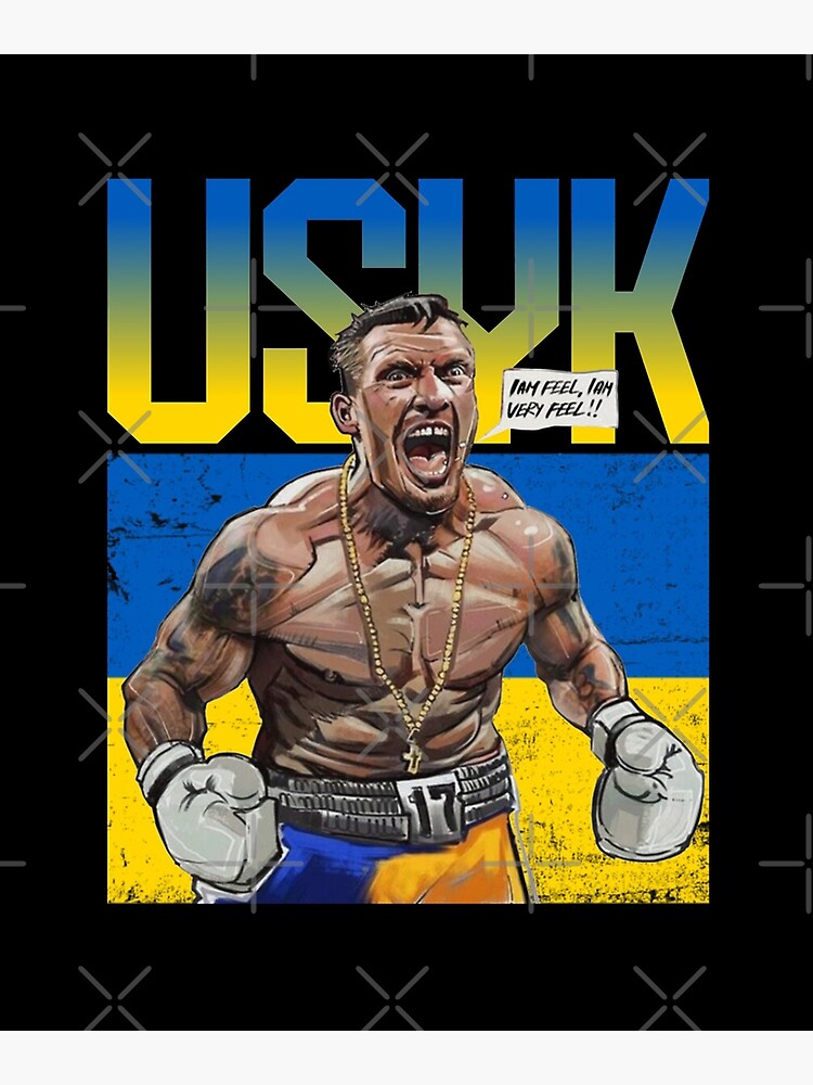 "Oleksandr Usyk a Oleksandr Usyk a Oleksandr Usyk" Poster for Sale by ...