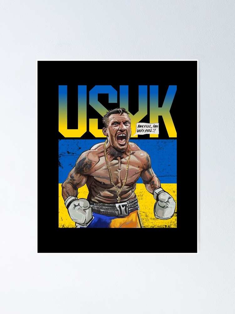 "Oleksandr Usyk a Oleksandr Usyk a Oleksandr Usyk" Poster for Sale by ...