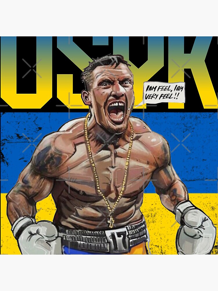 "Oleksandr Usyk a Oleksandr Usyk a Oleksandr Usyk" Clock for Sale by ...