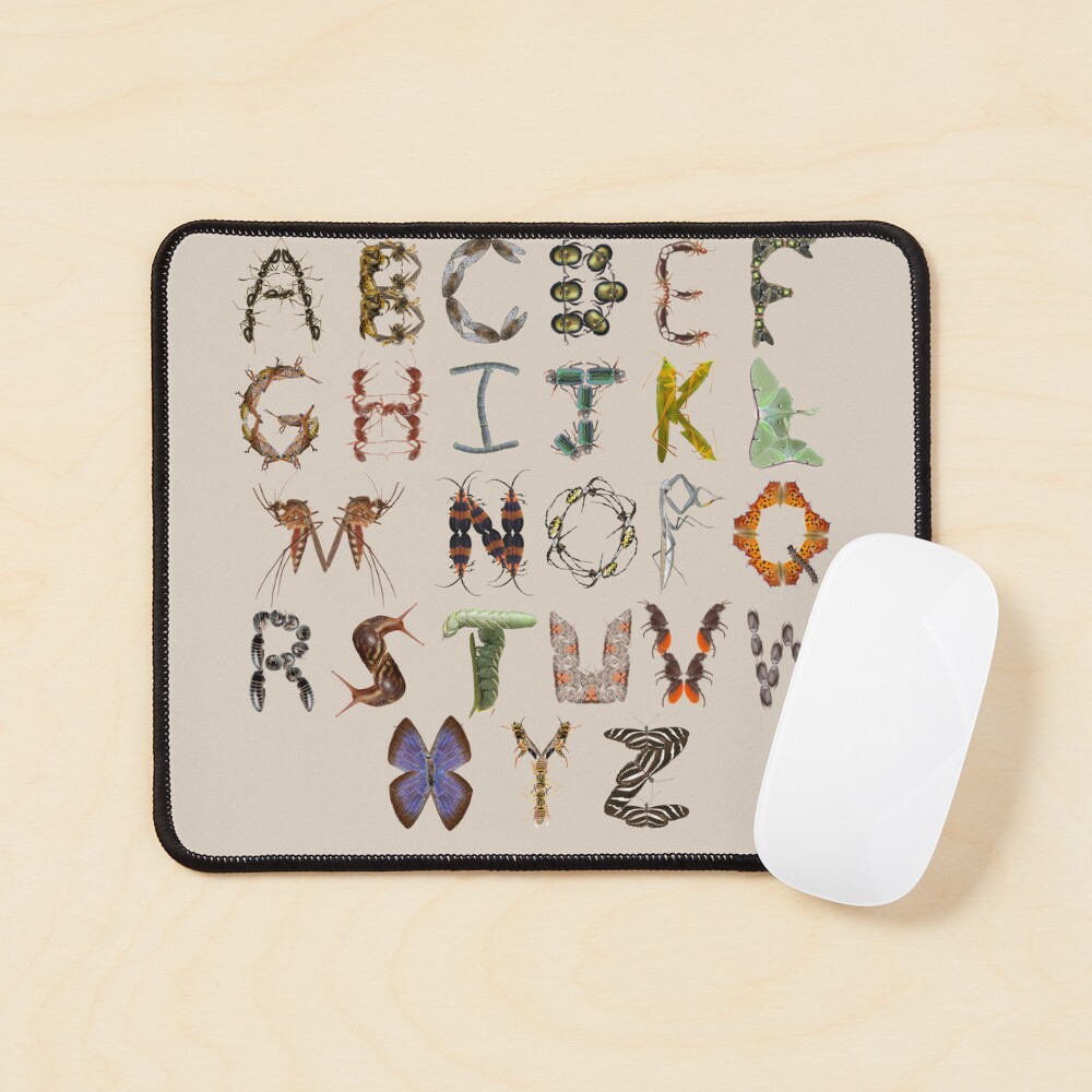 "Insect & Bug Alphabet - Phonetic Alphabet - Nature Letters " Poster ...