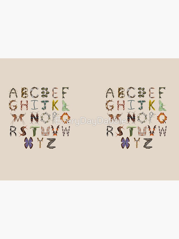 Cuaderno de tapa dura «Alfabeto de insectos y bichos - Alfabeto ...