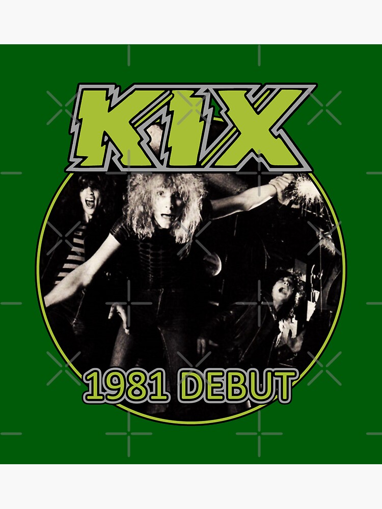 "Kix: 1981 Debut (Special Edition)" Sticker for Sale by Eds-Rock-Shoppe ...