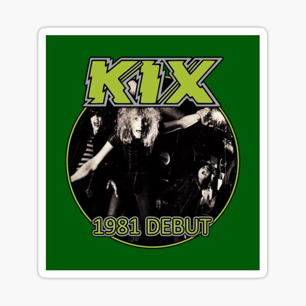 "Kix: 1981 Debut (Special Edition)" Sticker for Sale by Eds-Rock-Shoppe ...