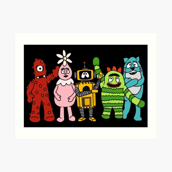 "Yo Gabba Gabba Muno, Foofa, Plex, Brobee, and Toodee Fan Art" Art ...