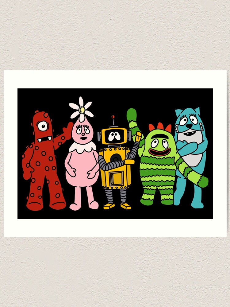 "Yo Gabba Gabba Muno, Foofa, Plex, Brobee, and Toodee Fan Art" Art ...