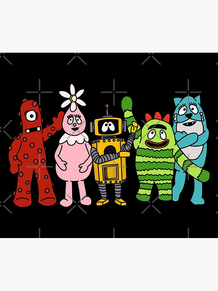 "Yo Gabba Gabba Muno, Foofa, Plex, Brobee, and Toodee Fan Art" Shower ...