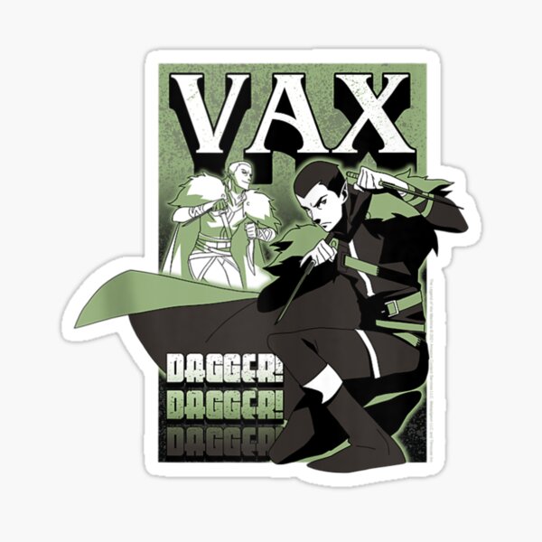 "Vax with Dagger Tank Top" Sticker for Sale by RubenToledano | Redbubble