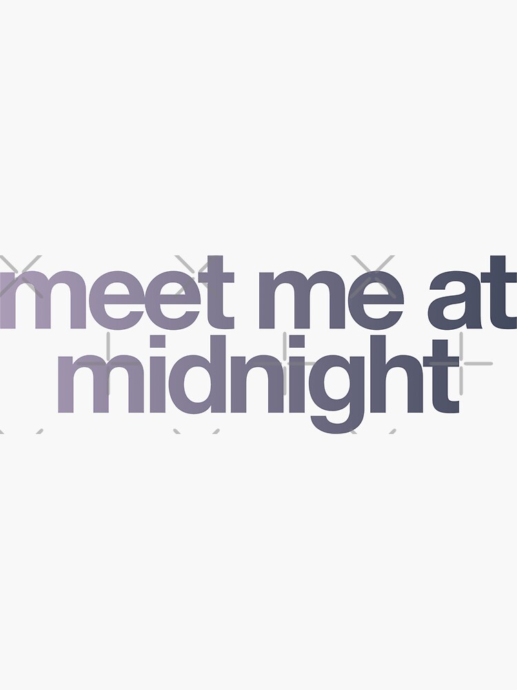 "Taylor Swift | Meet Me At Midnight" Sticker for Sale by estheticalrh ...