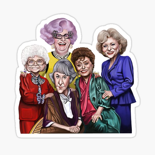 "Design Dame Edna with her gorgeous by James Brennan " Sticker for Sale ...