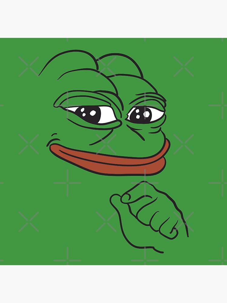 "Smug Pepe The Frog" Art Print by orinemaster | Redbubble