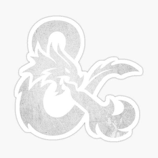 "Dungeons & Dragons (Aged)" Sticker for Sale by okorududu3g | Redbubble