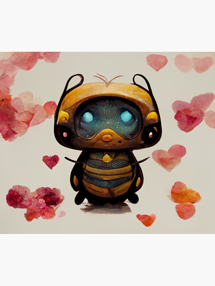 "A Cute Bumble Bee Soldier" Sticker for Sale by FizzHead | Redbubble