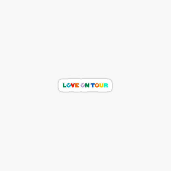 "New Love on Tour" Sticker for Sale by shopcrittemi | Redbubble