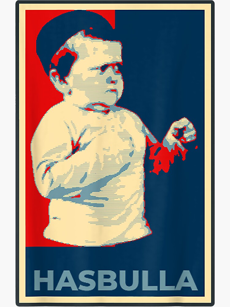 Pegatina «Team MMA Hasbulla Fight Meme - Divertido Hasbulla Hasbullah ...