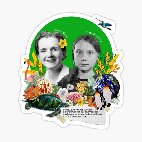 "Anniversary Gift Greta Thunberg Awesome For Music Fan" Sticker for ...