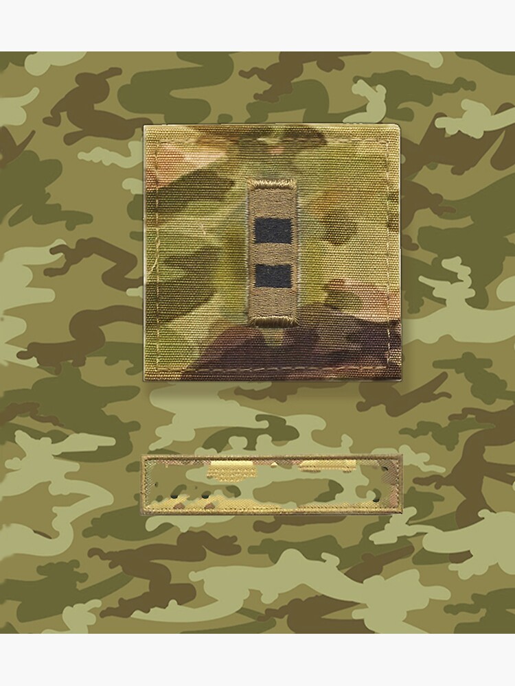 "Vanguard army embroidered ocp with hook rank insignia warrant insignia ...