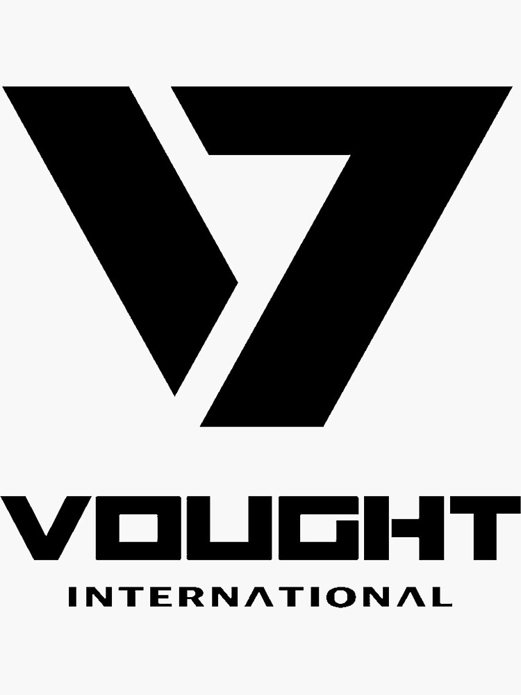 Pegatina «Logotipo de texto de Vought International de The Boys Tamaño ...