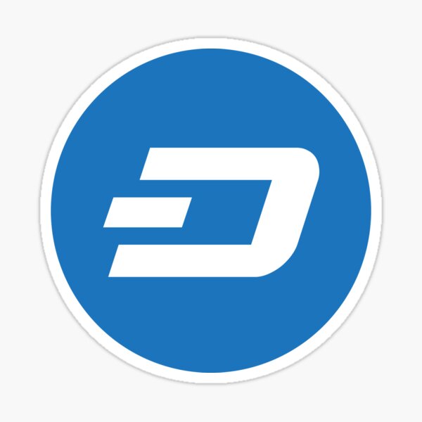 "Dash Logo" Sticker for Sale by garrote | Redbubble