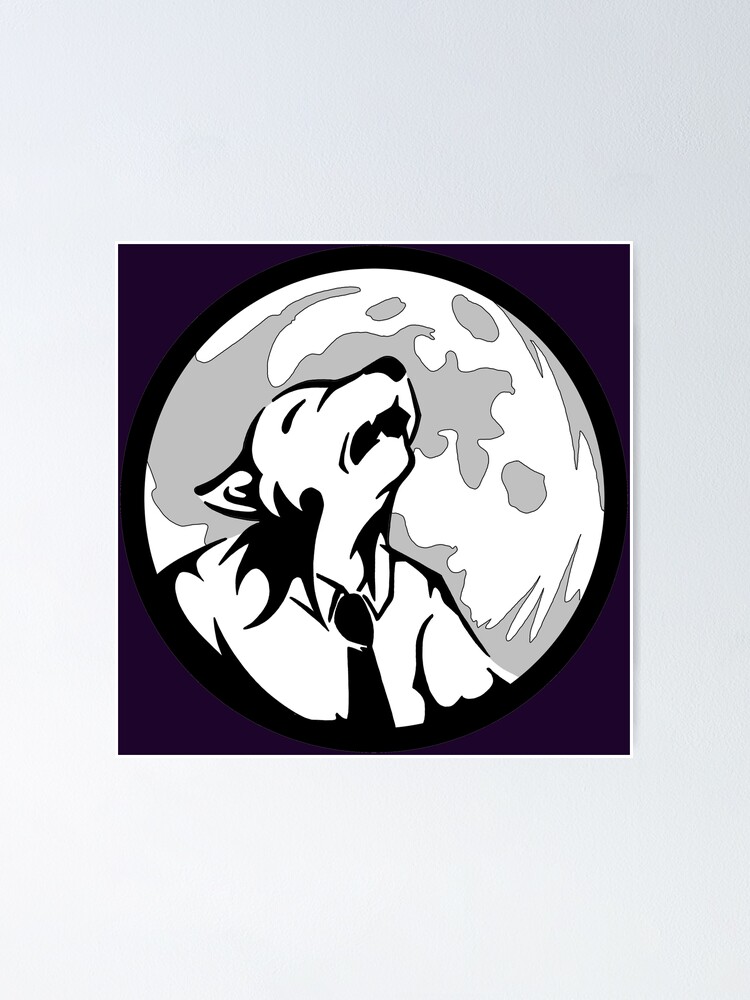 "Werewolves Howl At The Moon" Poster for Sale by RazeRebuild | Redbubble