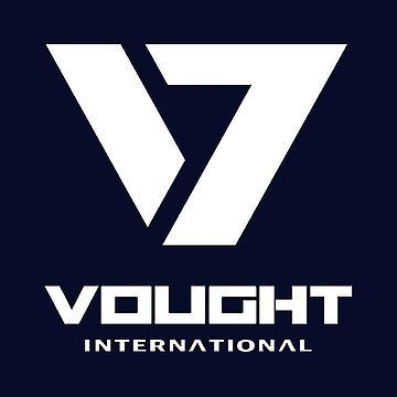 "Vought International Text Logo from The Boys Full-size White ...