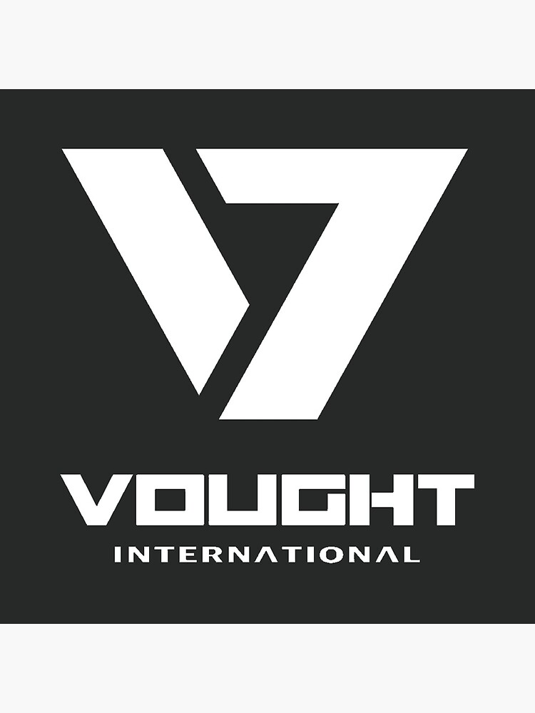 "Vought International Text Logo from The Boys Piece-size White" Poster ...