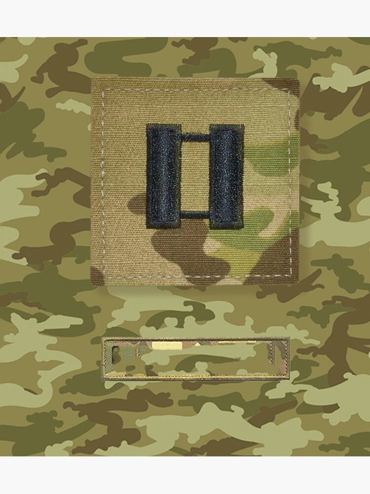 "Army embroidered ocp sew on rank insignia" Sticker for Sale by ...