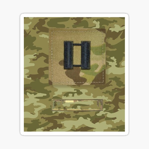 "Army embroidered ocp sew on rank insignia" Sticker for Sale by ...