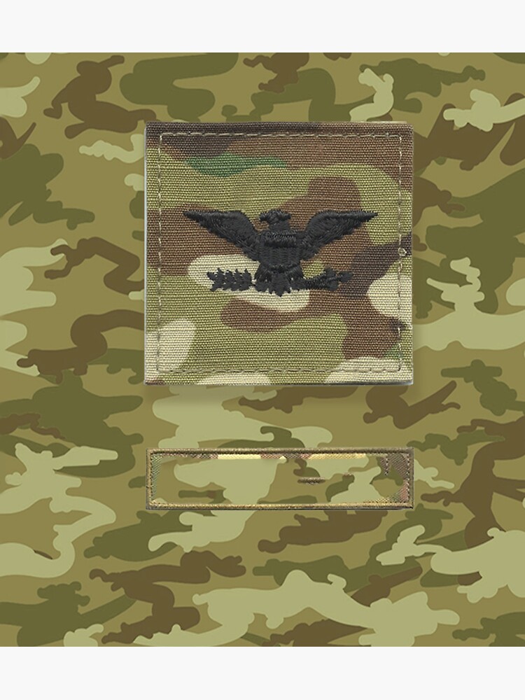 "US Army ACU Rank O-6 Colonel" Sticker for Sale by EwaldKuhne | Redbubble