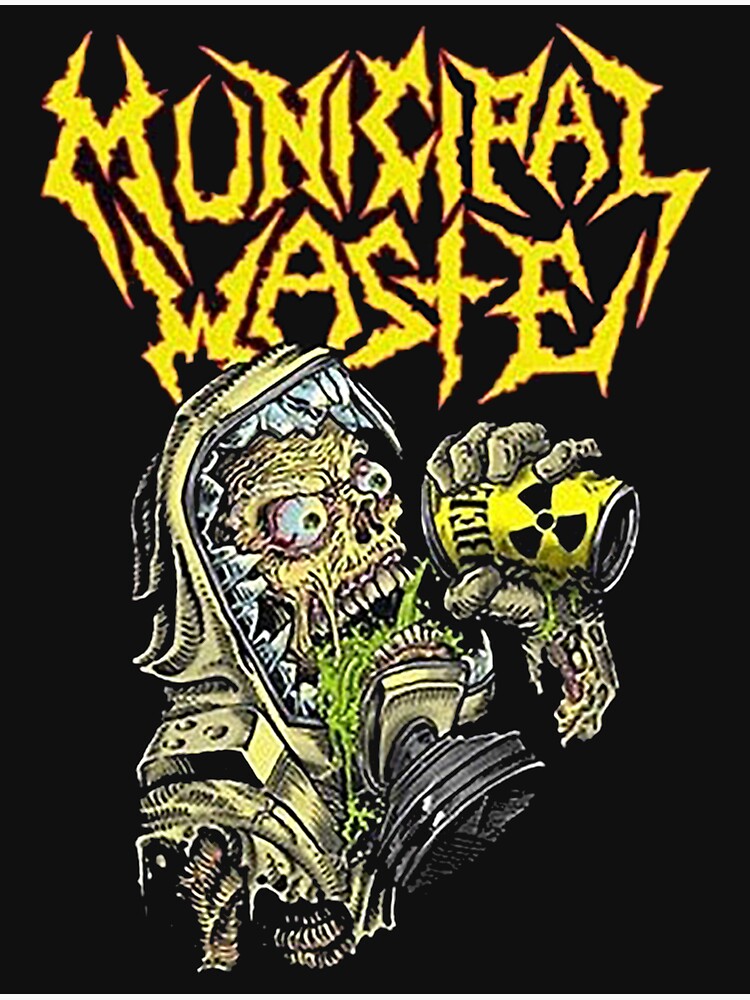 "Municipal Waste" Sticker for Sale by rkitteringhamm8 | Redbubble
