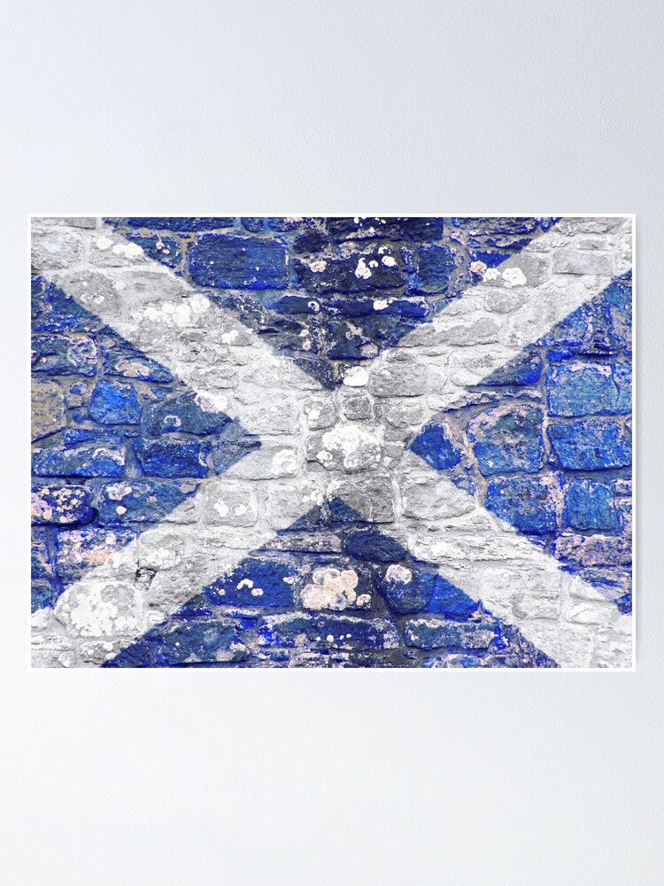 "Saltire Stone" Poster by StuartFellowes | Redbubble