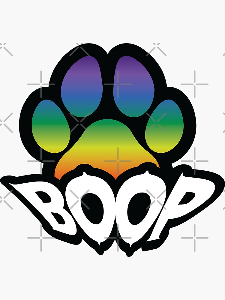 "Pride: Doggo Boop" Sticker for Sale by Aw10tiko | Redbubble