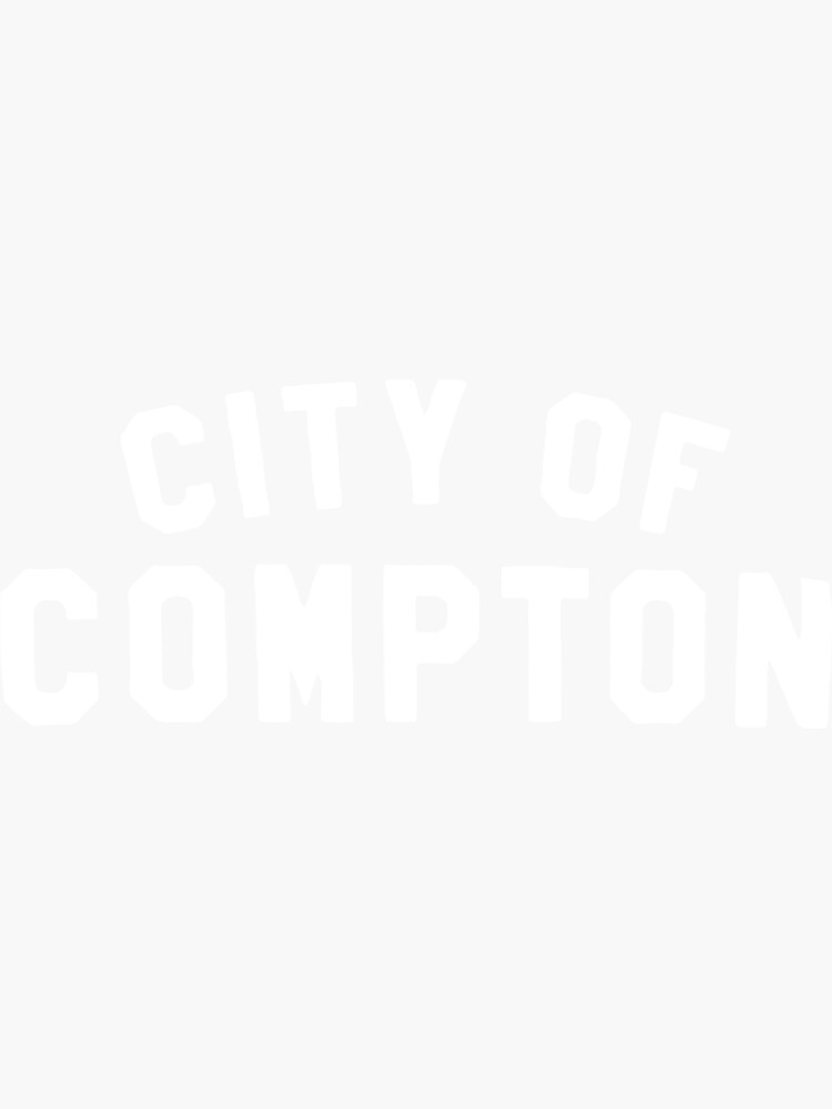 "ice cube - City of Compton 2" Sticker for Sale by alysiailey | Redbubble