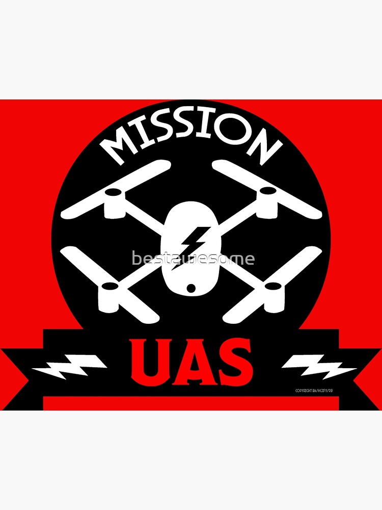 Poster « UAS Drone - Système aérien sans pilote - UAV Pilote de ...