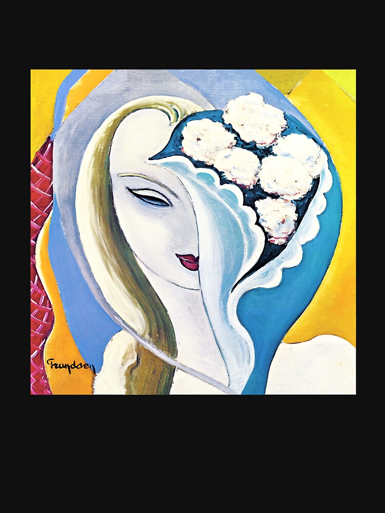 "Layla" T-shirt for Sale by krofta51yklnd | Redbubble | eric clapton t ...