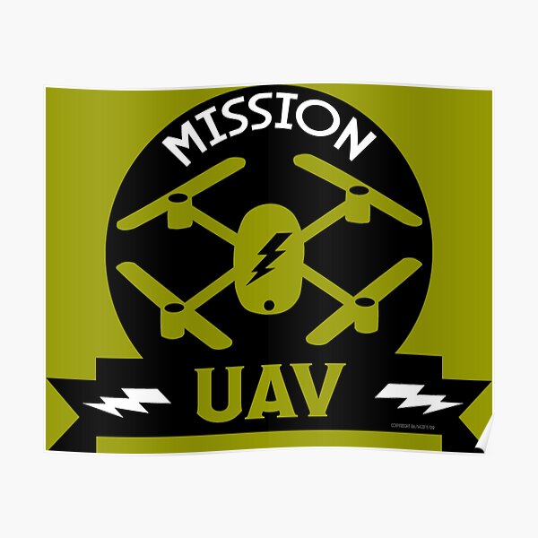 Poster « Pilote de véhicule aérien sans pilote UAV - Drone UAS ...