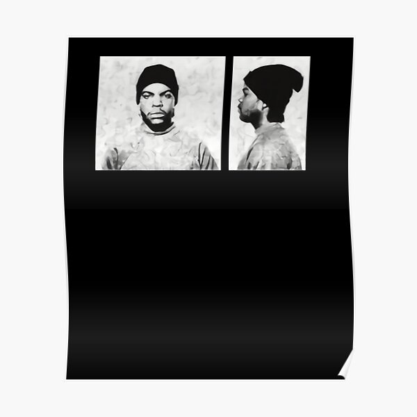 "ice cube - Ice Cube Mug Shot" Poster for Sale by alysiailey | Redbubble