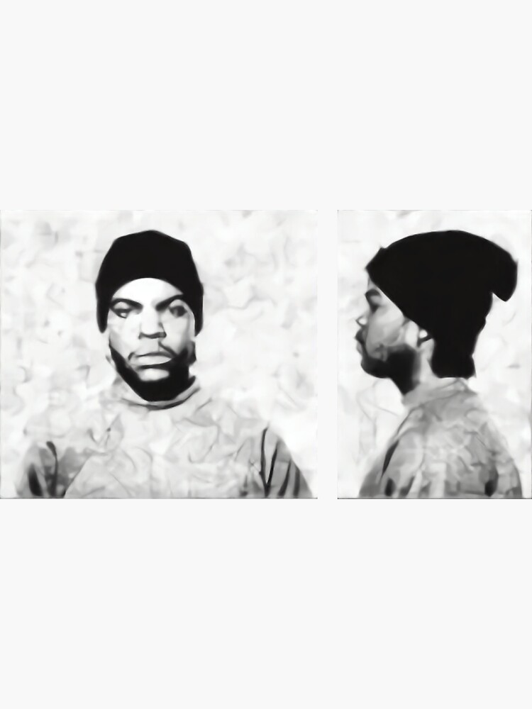"ice cube - Ice Cube Mug Shot" Sticker for Sale by alysiailey | Redbubble