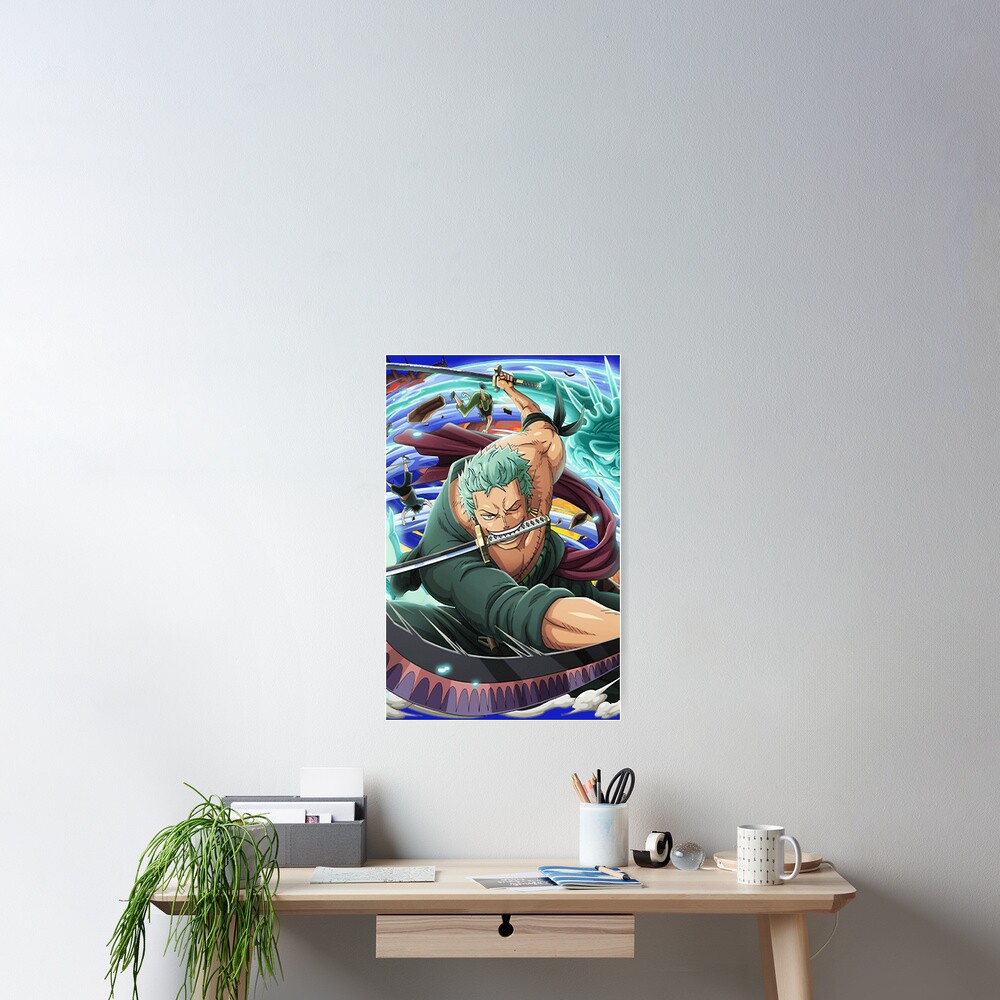 "Roronoa zoro One Piece" Poster for Sale by Jacqueline4546 | Redbubble